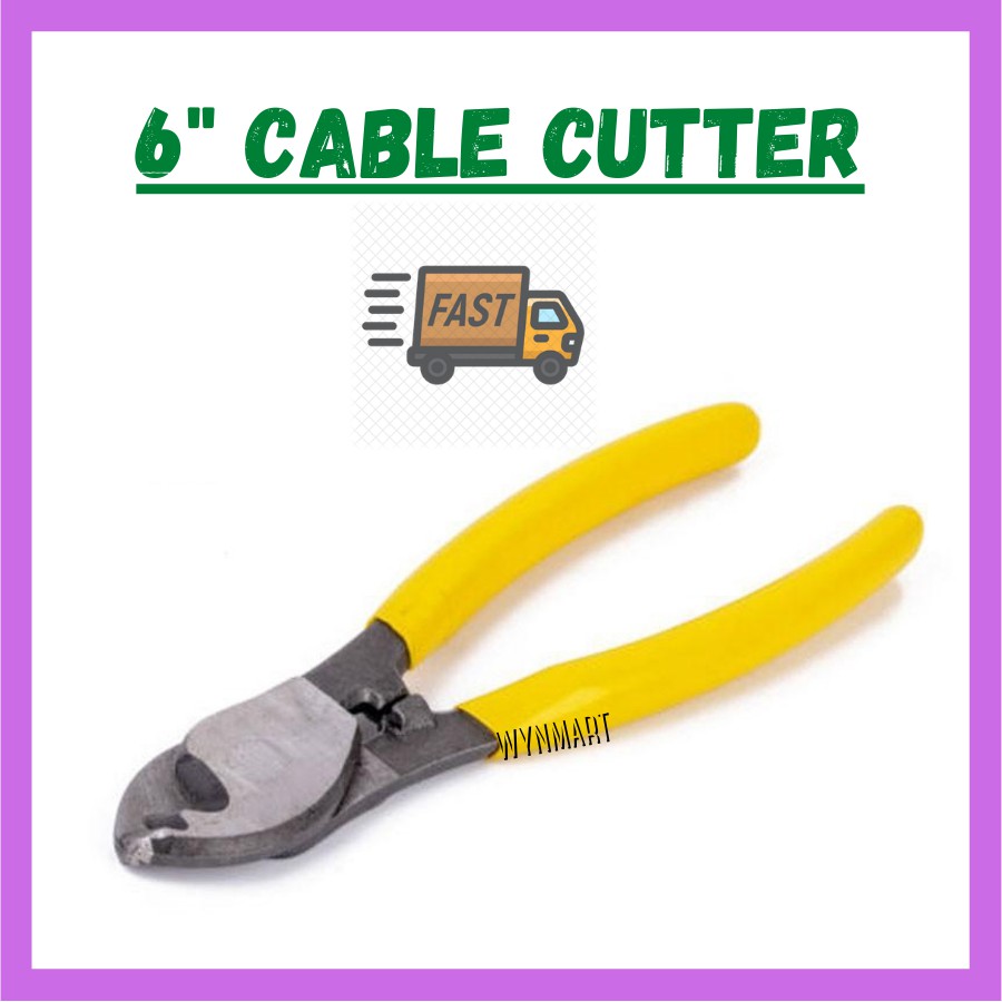 ELECTRICAL CABLE CUTTER / 6" WIRE CUTTER / 150MM CUTTER / PEMOTONG ...