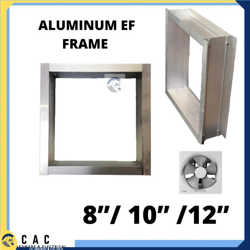 EXHAUST FAN FRAME ALUMINIUM 3" X 10"/12"/14" / BINGKAI FREM ALUMINIUM ...