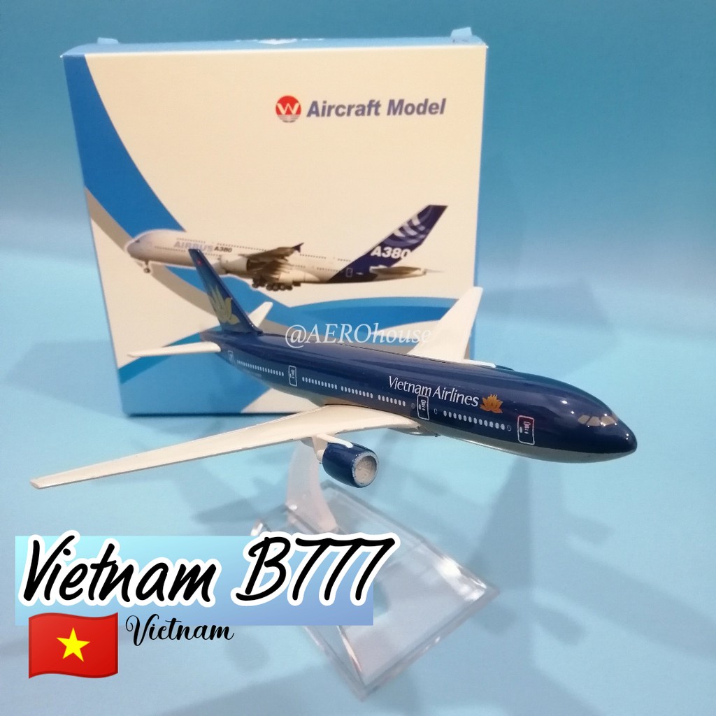 Latest Aeroplane/118 Aircraft Model- Vietnam B777 in blue color ...