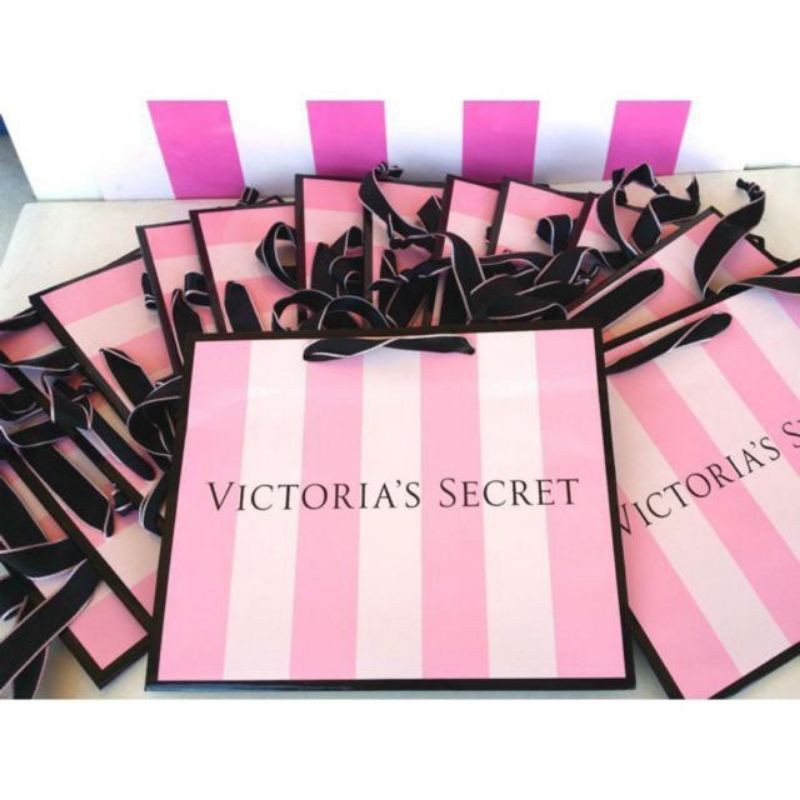 Victoria=Secret Paper bag gift bag /beg hadiah Ori USA (-with-Barcode ...