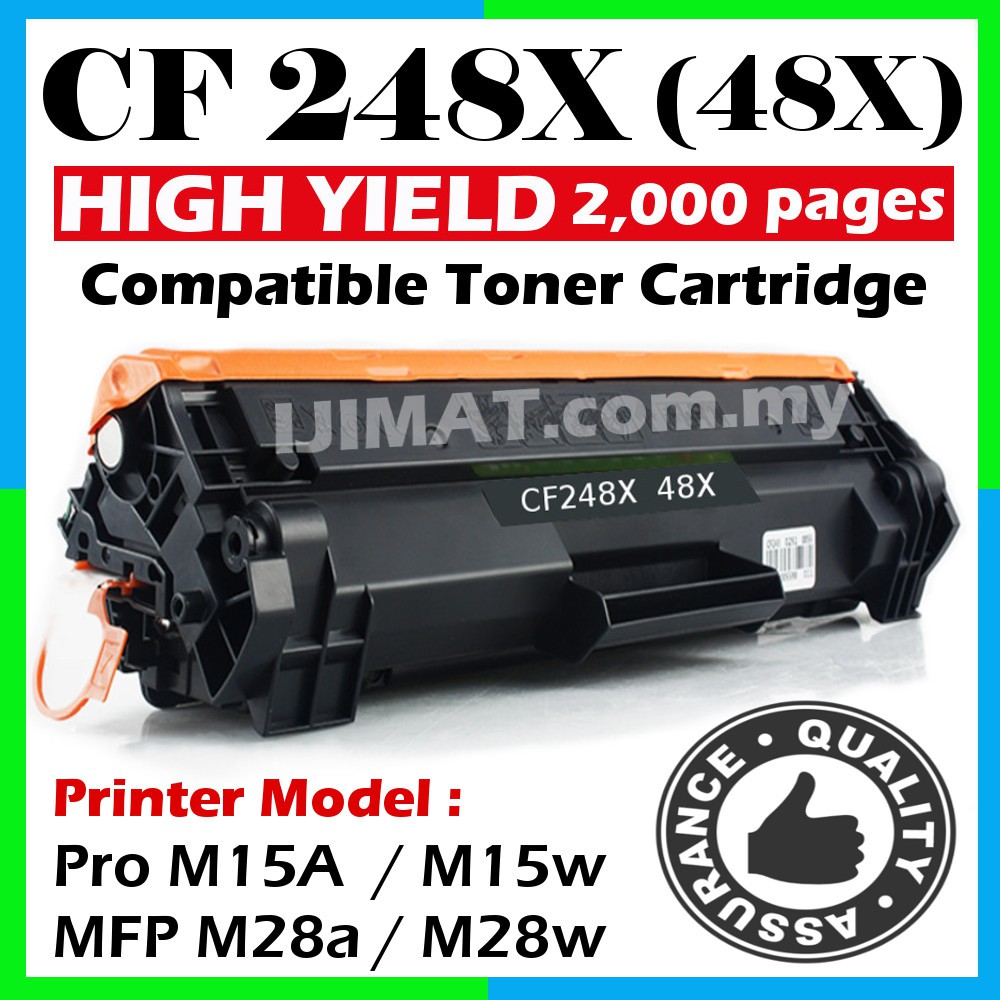 Compatible Toner CF248A 48A CF248X HP Laserjet Pro M15A M15w M 15A 15W ...