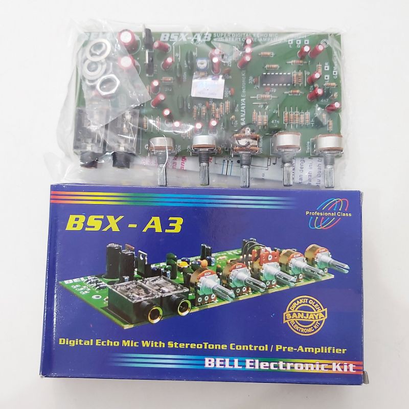 Stereo Tone Control Kit plus Digital Echo BSX-A3 BELL 2 Mic 5 Potentio ...