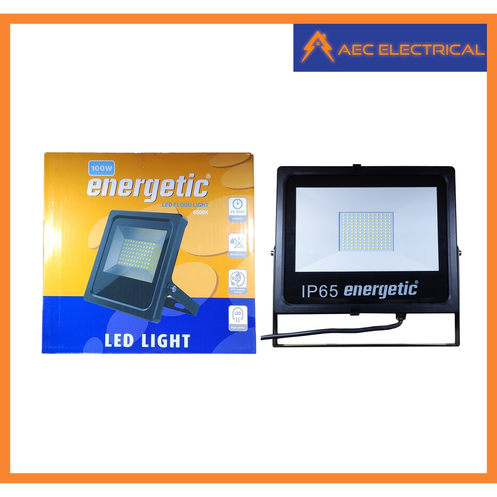 Energetic Outdoor LED Flood Light Waterproof IP65 Rated 100 Watts ...