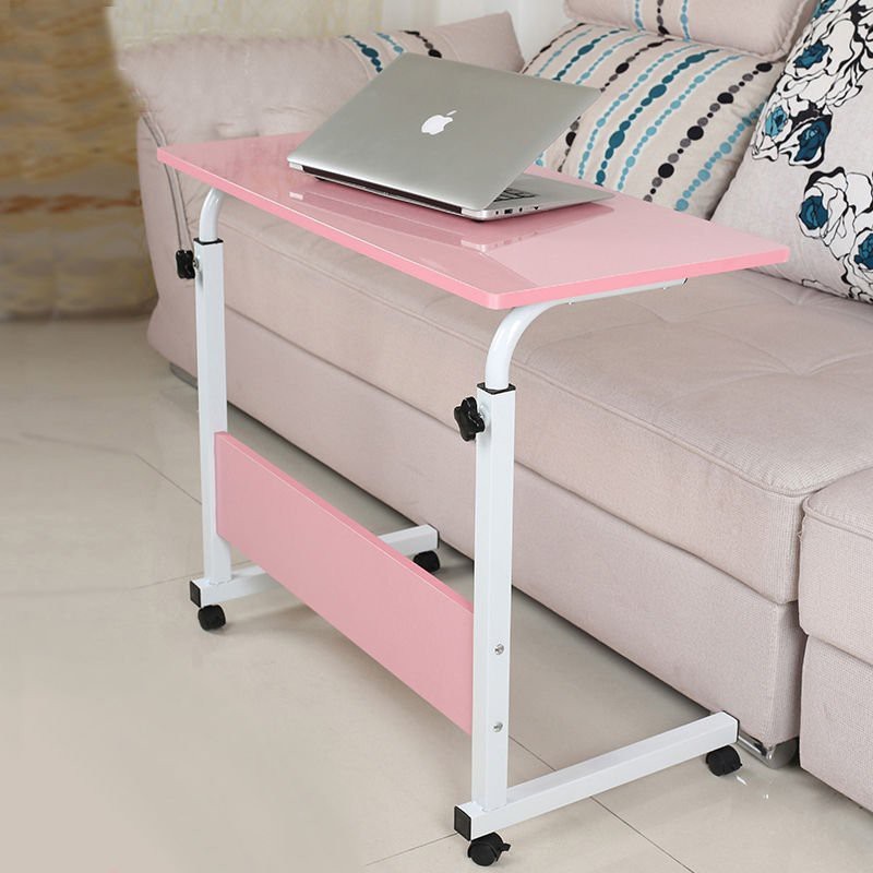 Multifunctional Computer Table Movable With Wheel Across Folding Desk ...
