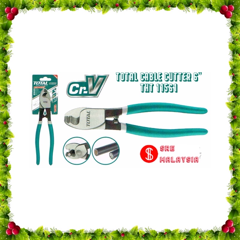 Total cable cutter 6” THT11561 Pemotong gunting wayar Berkualiti 6 ...