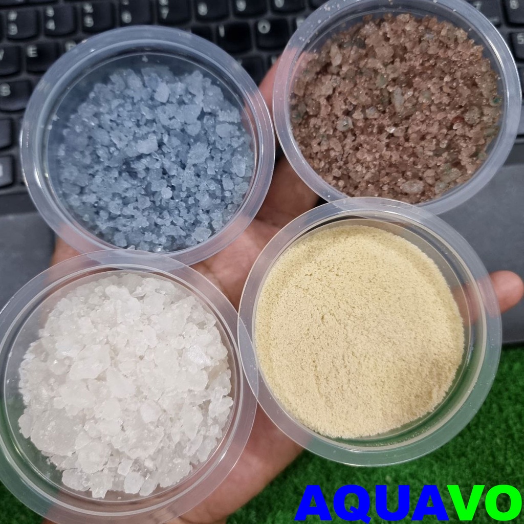 COMBO GARAM BIRU + KETAPANG + KUNING + PUTIH KASAR TETAS BBS ARTEMIA ...