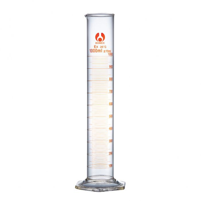 Measuring Cylinder 1000ml Bomex Glass Measuring Glass 1 Liter | Shopee ...