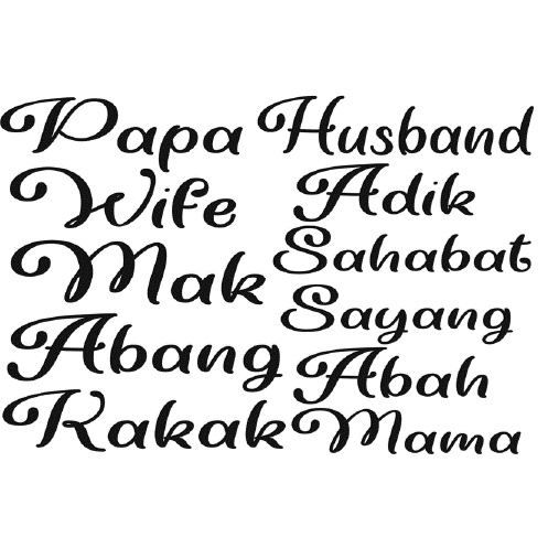 Balloon Sticker/ A4/ Nama Gelaran From Craft By Sue | Shopee Malaysia