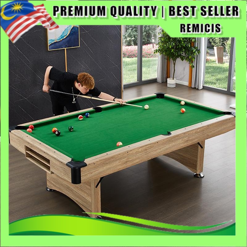 8-Foot Folding Pool Table - Compact Indoor Household 3-In-1 Billiard ...
