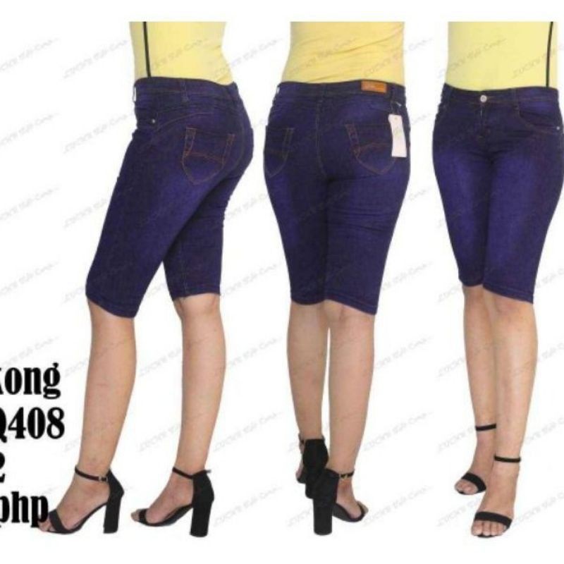 stretchable denim tokong for ladies Q408 | Shopee Malaysia