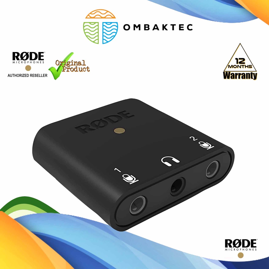 Rode AI-Micro Ultra-compact dual-channel audio interface with 3.5mm output for TRS / TRRS ...