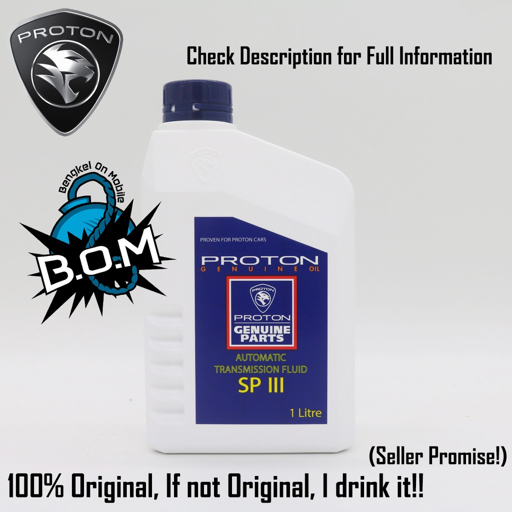 [100% Original] Proton Auto Transmission Fluid, ATF, Minyak Auto ...