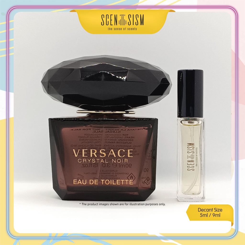 [ Decant ] Versace Crystal Noir EDT for Women 5ml / 9ml | Shopee Malaysia