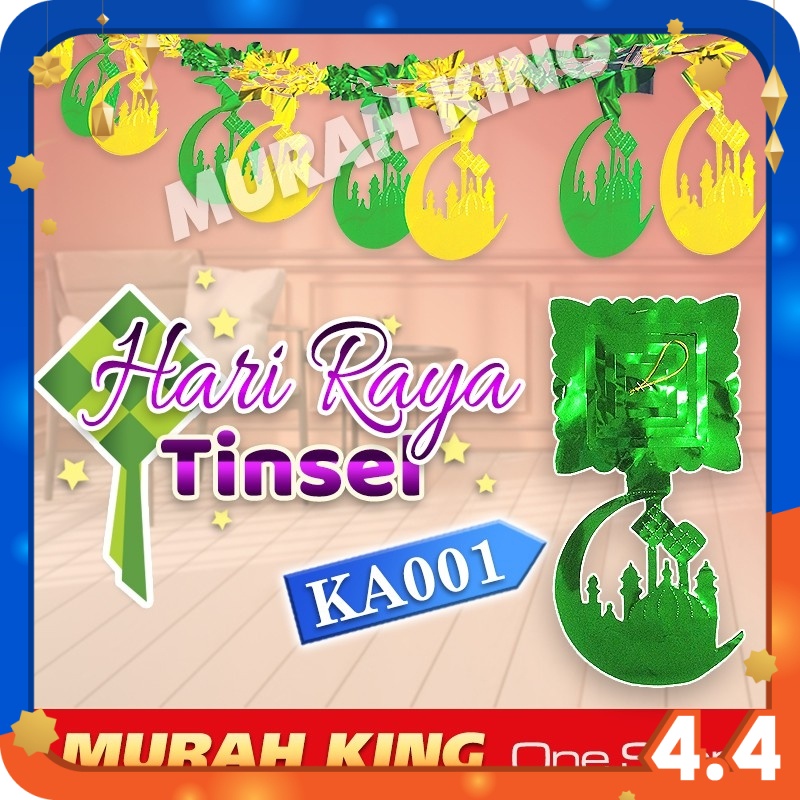 [Ready Stock] Hari Raya Hanging Tinsel /Hari Raya Banner / Hari Raya ...