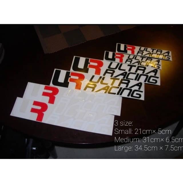 Ultra Racing Sticker Car Sticker Stiker Kereta | Shopee Malaysia