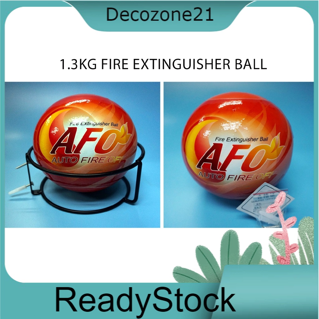 0.5kg / 1.3kg Fire Ball Afo Safety Bola Pemadam Api Kecemasan Kereta ...