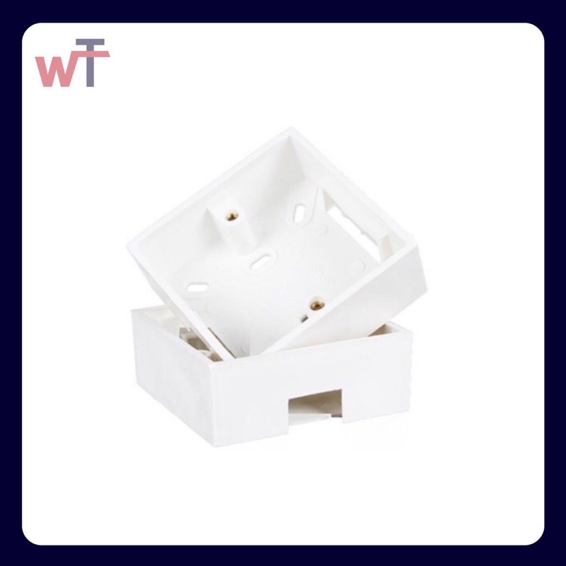 Switch White Box / PVC Switch Wiring Box / 3x3 Box | Shopee Malaysia