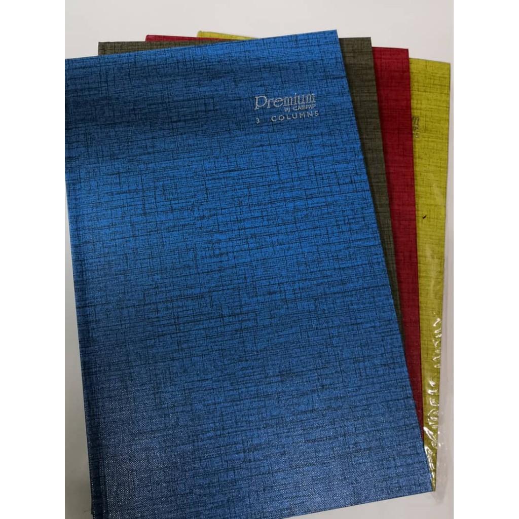 CAMPAP F4 / F5 Hard Cover 3 Column Numbering Foolscap Book Manuscript ...