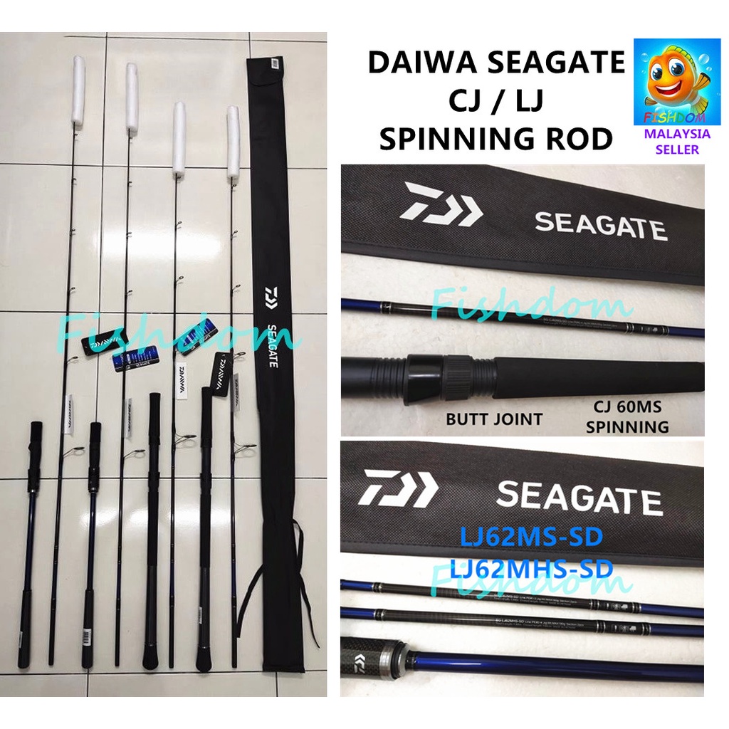 FISHDOM DAIWA SEAGATE SG CJ / LJ SPINNING FISHING ROD | Shopee Malaysia