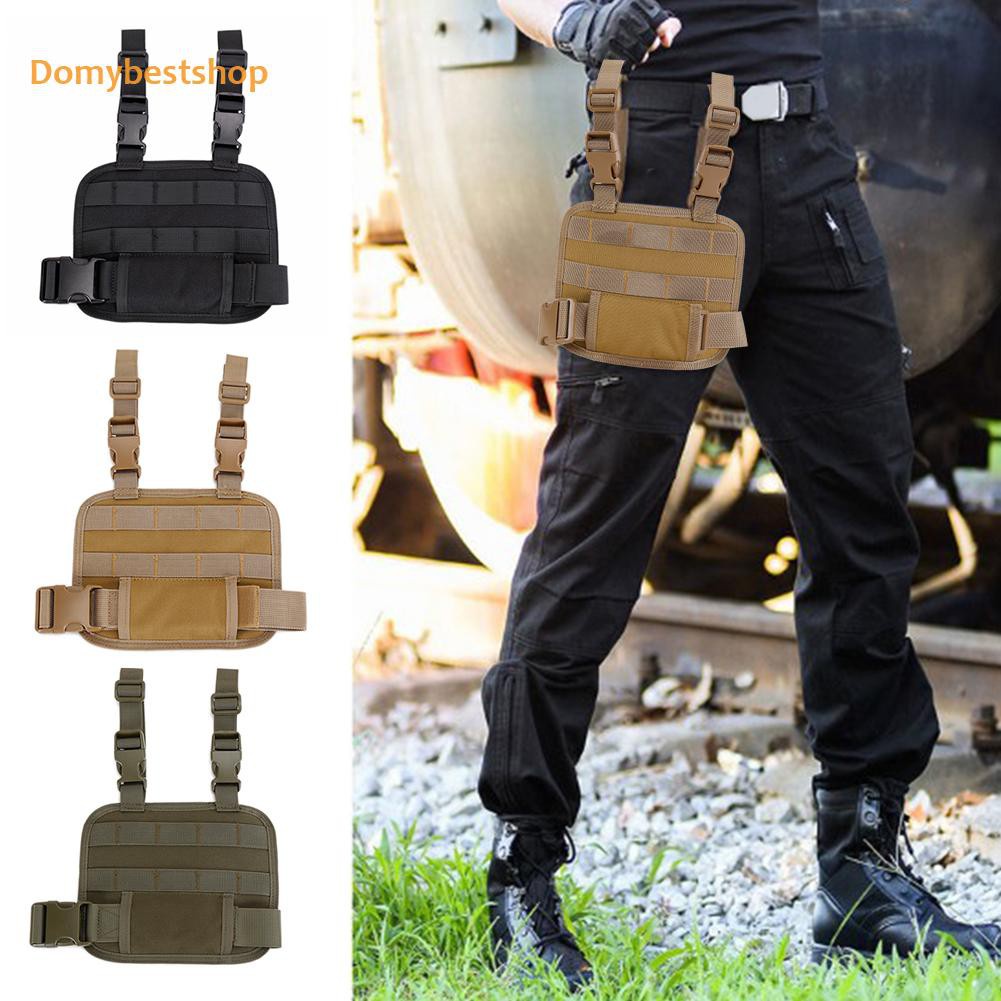 Domybestshop Drop Leg MOLLE Platform Waterproof Thigh Bag Holster Rig ...