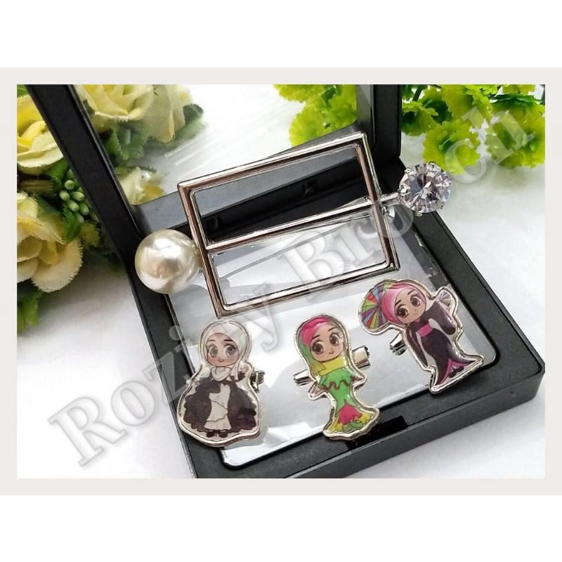 Pin Tudung 2in1(Limited edition) | Shopee Malaysia