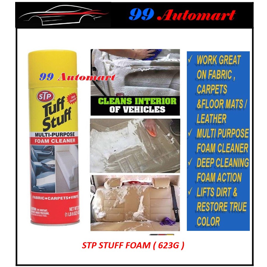 STP Tuff Stuff Multi-Purpose Foam Cleaner ( cuci carpet / cushion / leather ) 623g | Shopee Malaysia