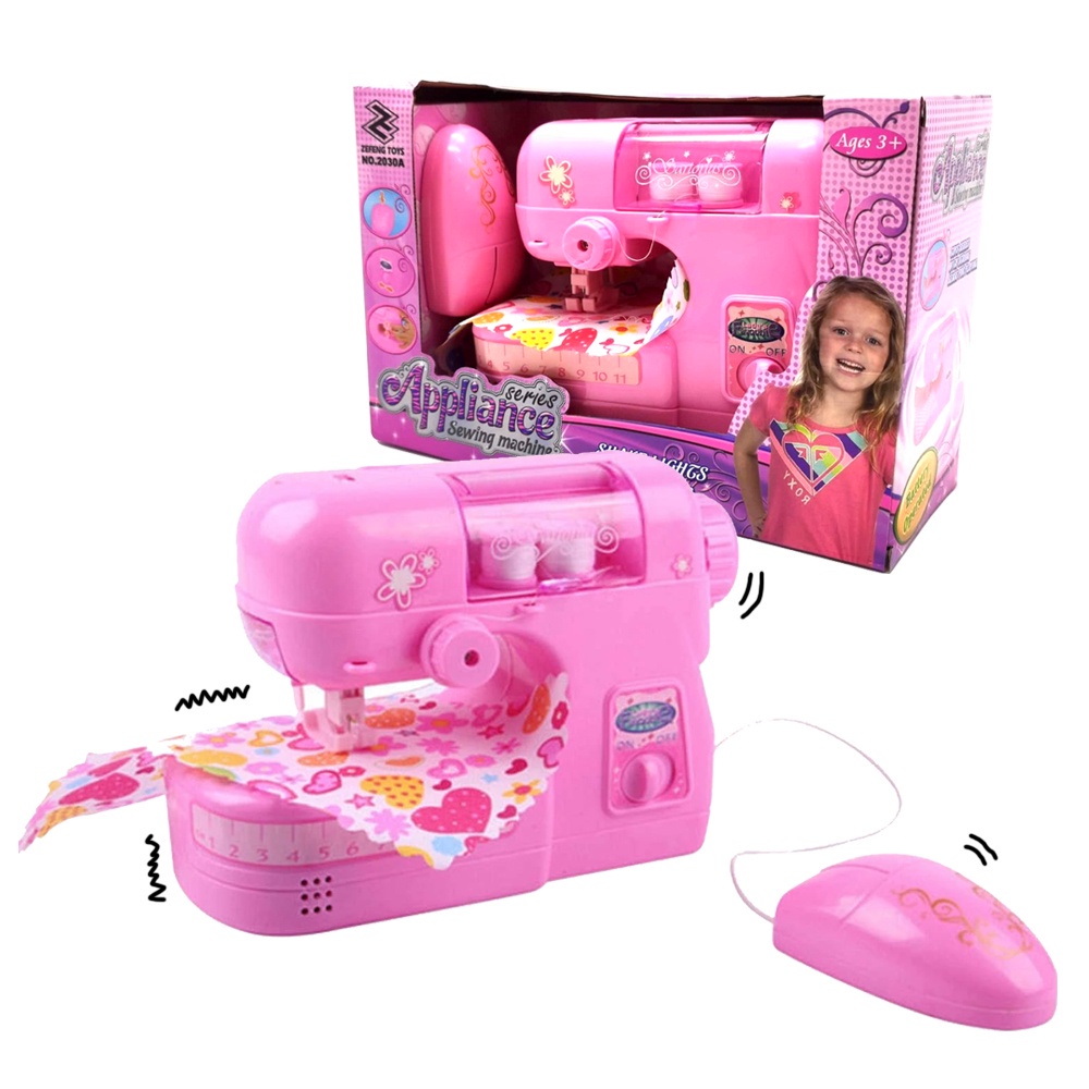 MESIN Pretend Play Sewing Machine Playset Sewing Machine No.2030A ...
