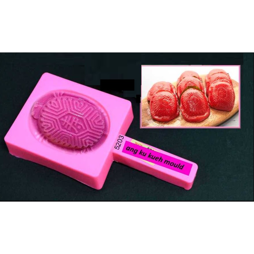 Tortoise cake mould / Ang Ku Kueh Mould / 红龟粿 / 乌龟糕 / Acuan Kuih Angku ...