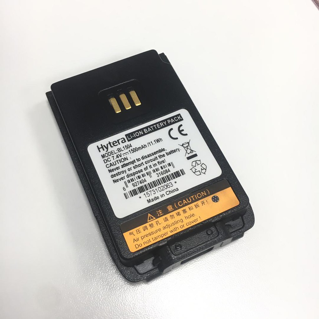 OEM Hytera Li-ion Battery BL1502 BL1504 (1500 mAh) for PD508, PD568 ...