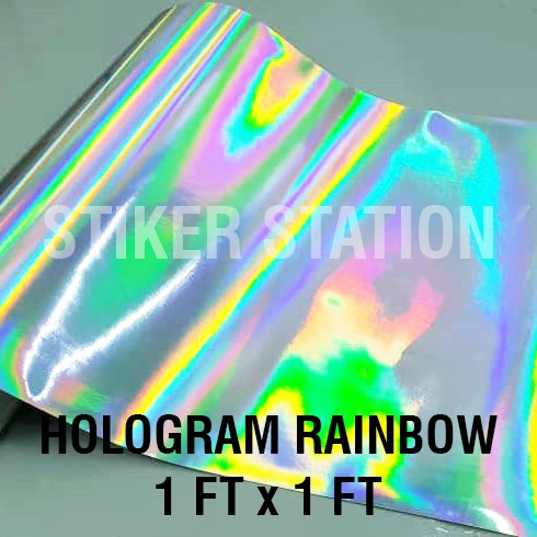 STIKER HOLOGRAM - Hologram Sticker Opal Vinyl Balloon Sticker Belon Car ...