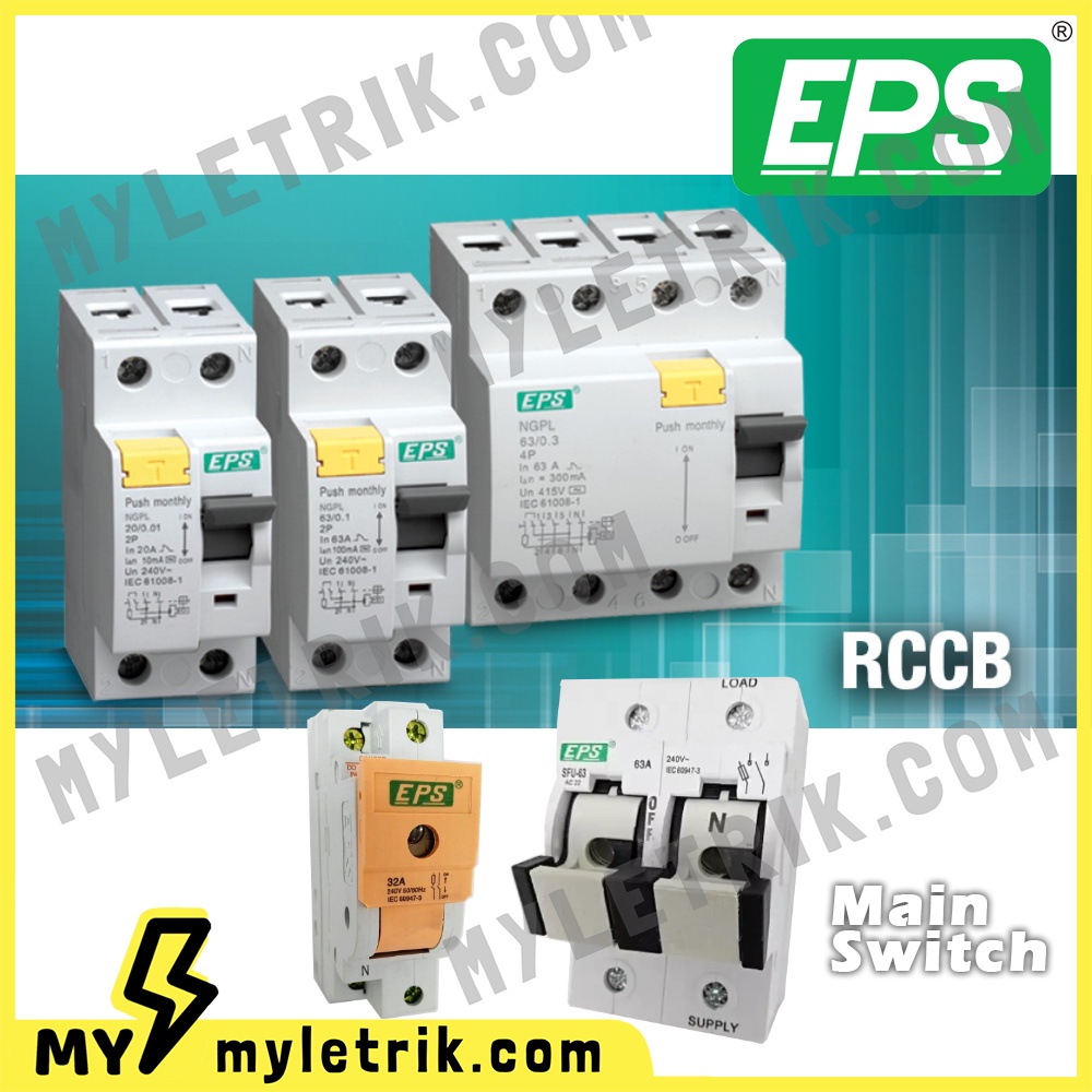 EPS 2 Pole / 4 Pole ELCB / RCCB 40A / 63A Main Switch | Shopee Malaysia EPS 2 Pole / 4 Pole ELCB / RCCB 40A / 63A Main Switch | Shopee Malaysia