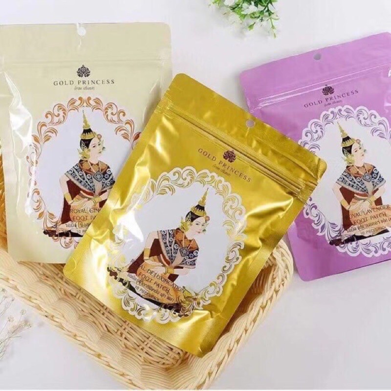 泰国皇家足贴艾草祛湿养生去湿气足贴 Gold Princess Royal Foot Patch (10贴/袋) | Shopee Malaysia