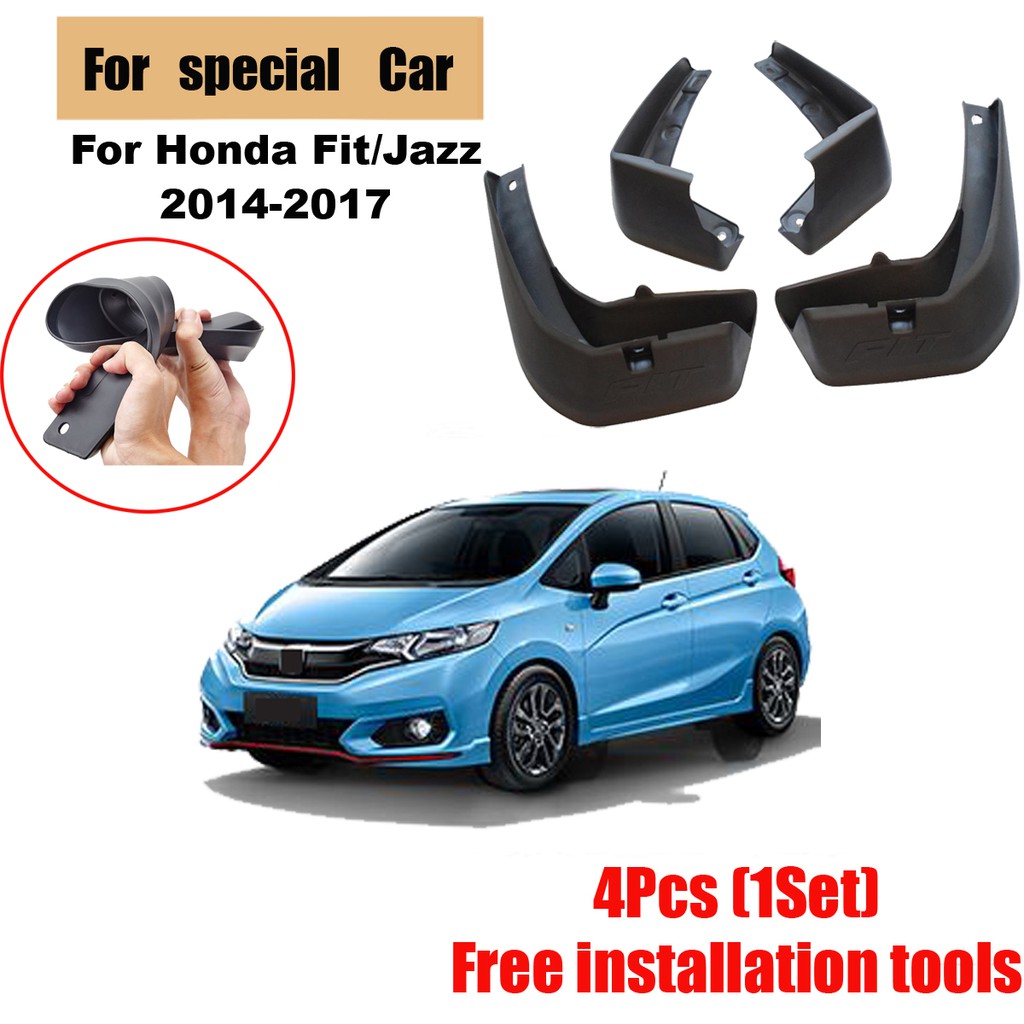 For Honda Fit jazz 2014 2015 2016 2017 Mud Flaps Mudflaps Splash Guards ...