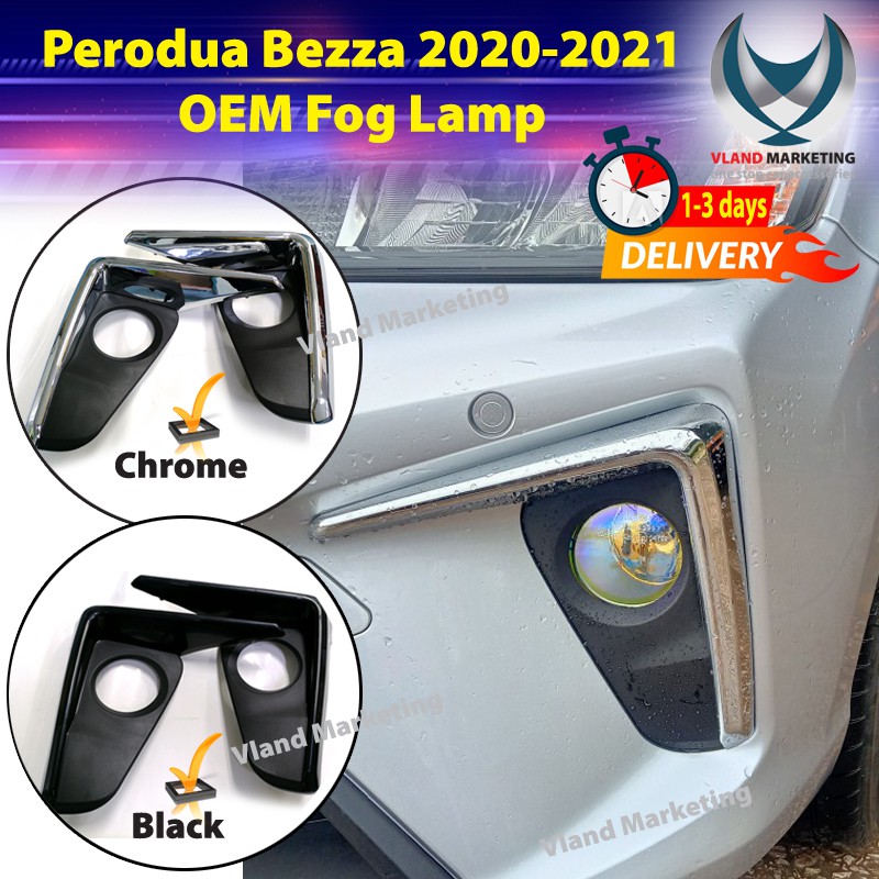 Pentair Perodua Bezza Fog Lamp Cover with Switch and Wirekits BLACK ...