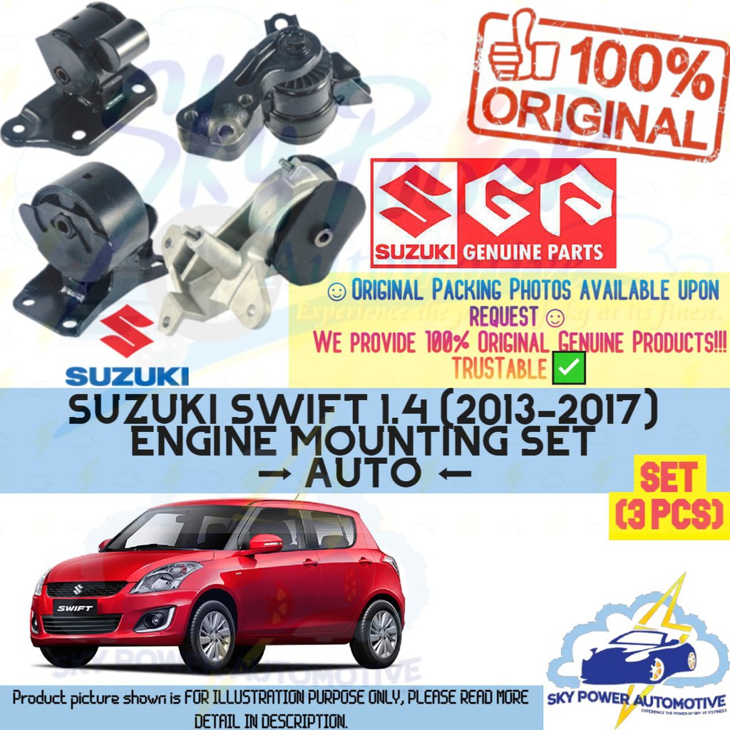 SUZUKI SWIFT 1.4 (2013-2017) (AUTO) 100% ORIGINAL SUZUKI GENUINE PARTS ...