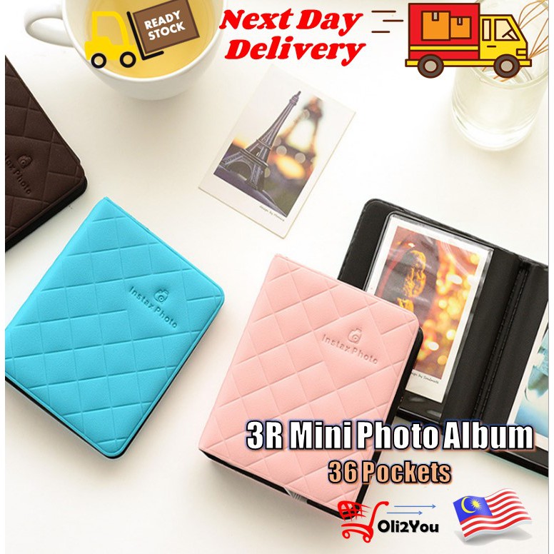 3 Inch 3R Foto 18 pages 36 Pockets Mini Photo Album Book Collection ...