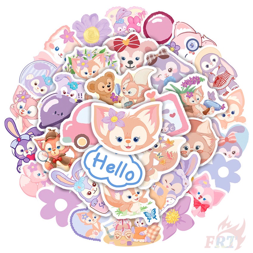 50Pcs/Set LinaBell & StellaLou Series 01 Stickers Disney Cartoon DIY ...