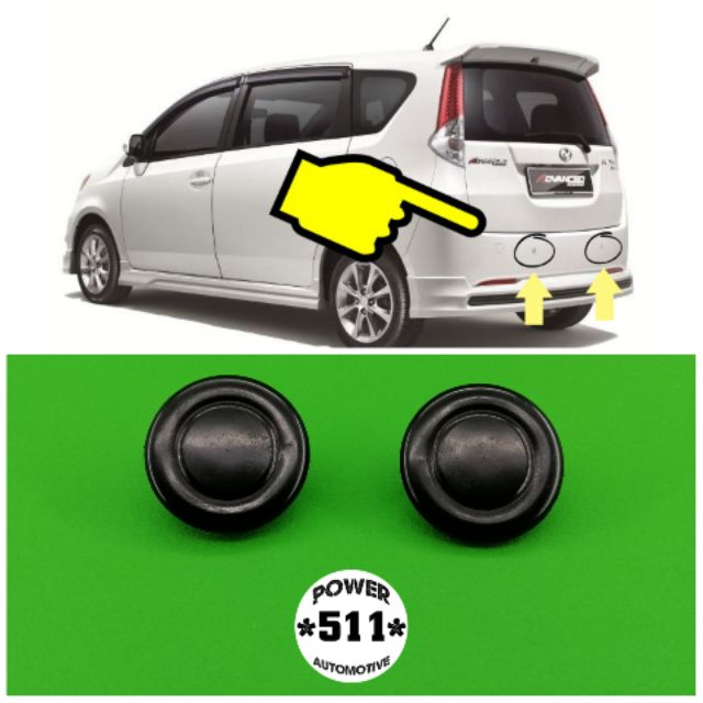 PERODUA ALZA 2009-2017 FRONT PARKING SENSOR / REAR REVERSE SENSOR CAP ...