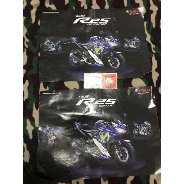 pamplet poster yamaha r25 | Shopee Malaysia
