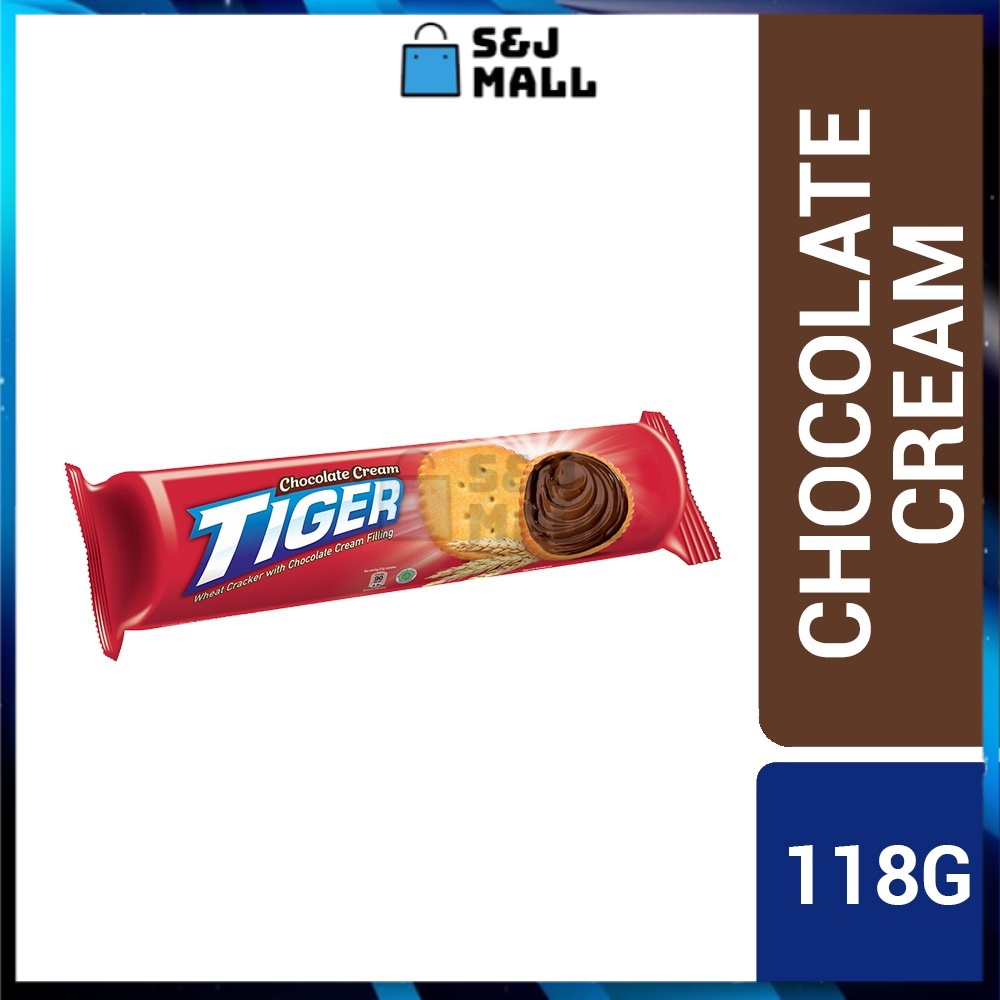 Tiger Chocolate Cream Sandwich Cracker Swavoury 118g | Shopee Malaysia