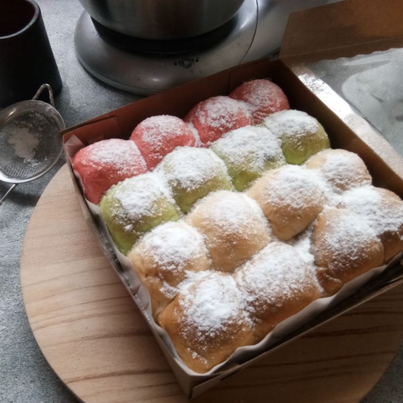 4 flavors Japanese milk bread torn bread/ Japanese milk bun madmilk ...