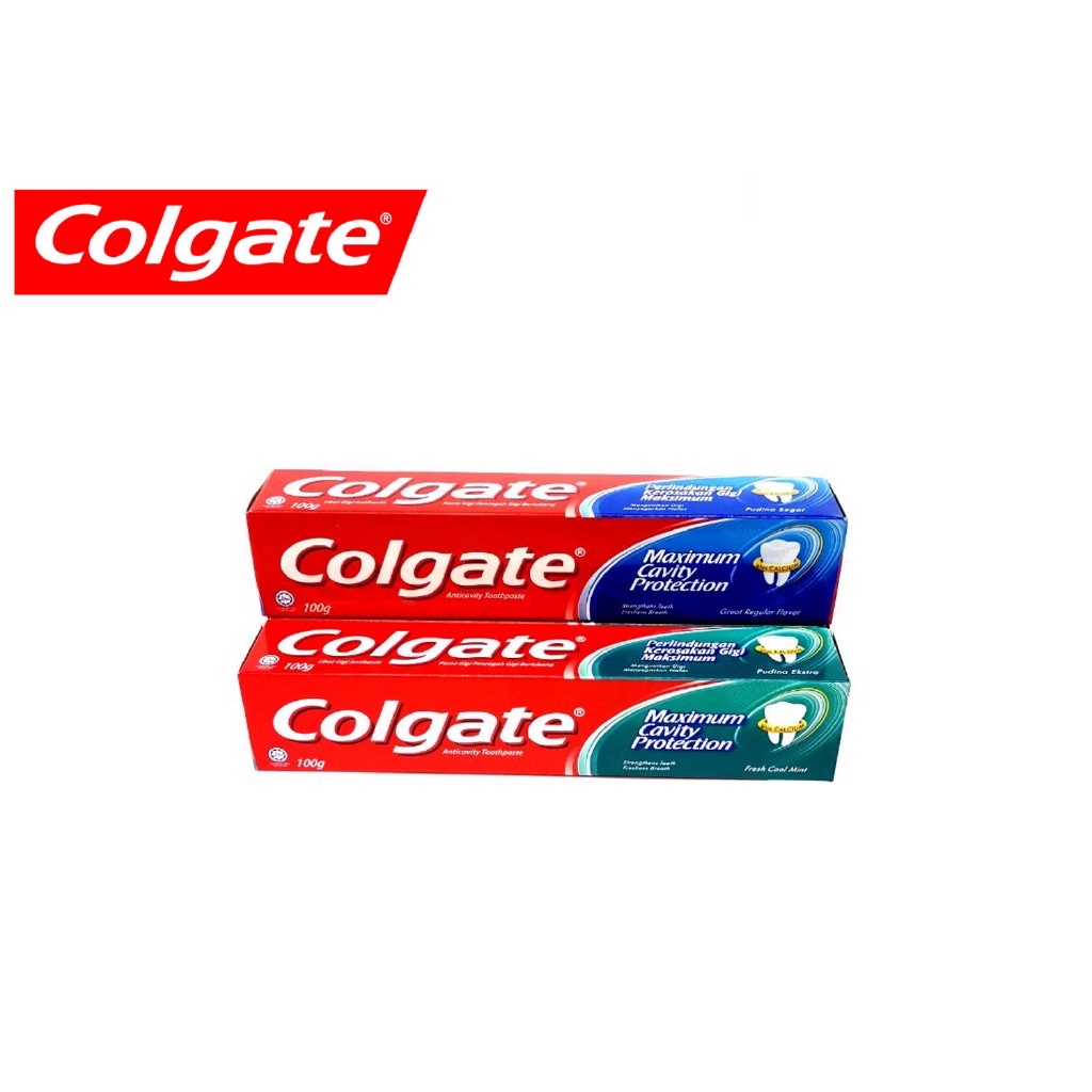 Colgate Toothpaste Fresh Cool Mint / Great Regular Flavour 100gm ...