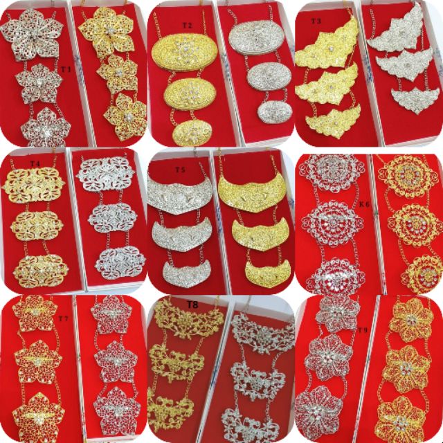 Dokoh rantai kebaya tradisional( belakang ada pin) | Shopee Malaysia