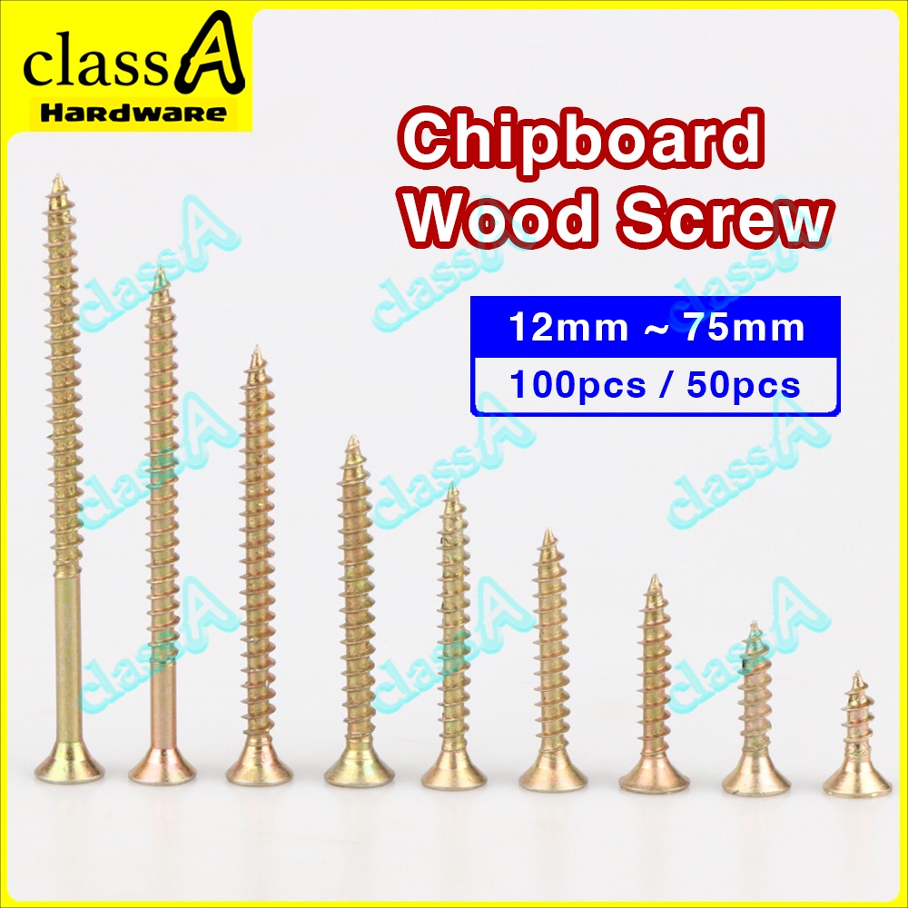 ClassAHW Quality Chipboard Wood Screw Self Tapping Screw Flat Head ...