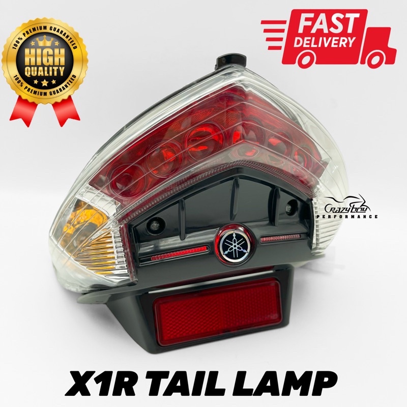 X1R LC135 TAIL LAMP CLEAR YAMAHA X1-R PNP LC135 V1 TAIL LAMP REAR LAMP ...