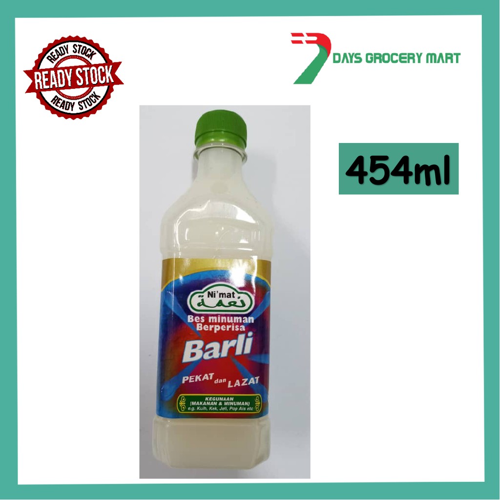 7DAYS: Ni'Mat Bes Minuman Berperisa Barli 454ml/Pati Nikmat Barli/Pati ...