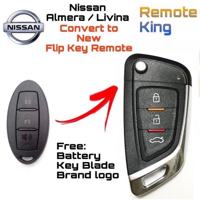 Nissan Almera Grand Livina Flip Key Remote | Shopee Malaysia