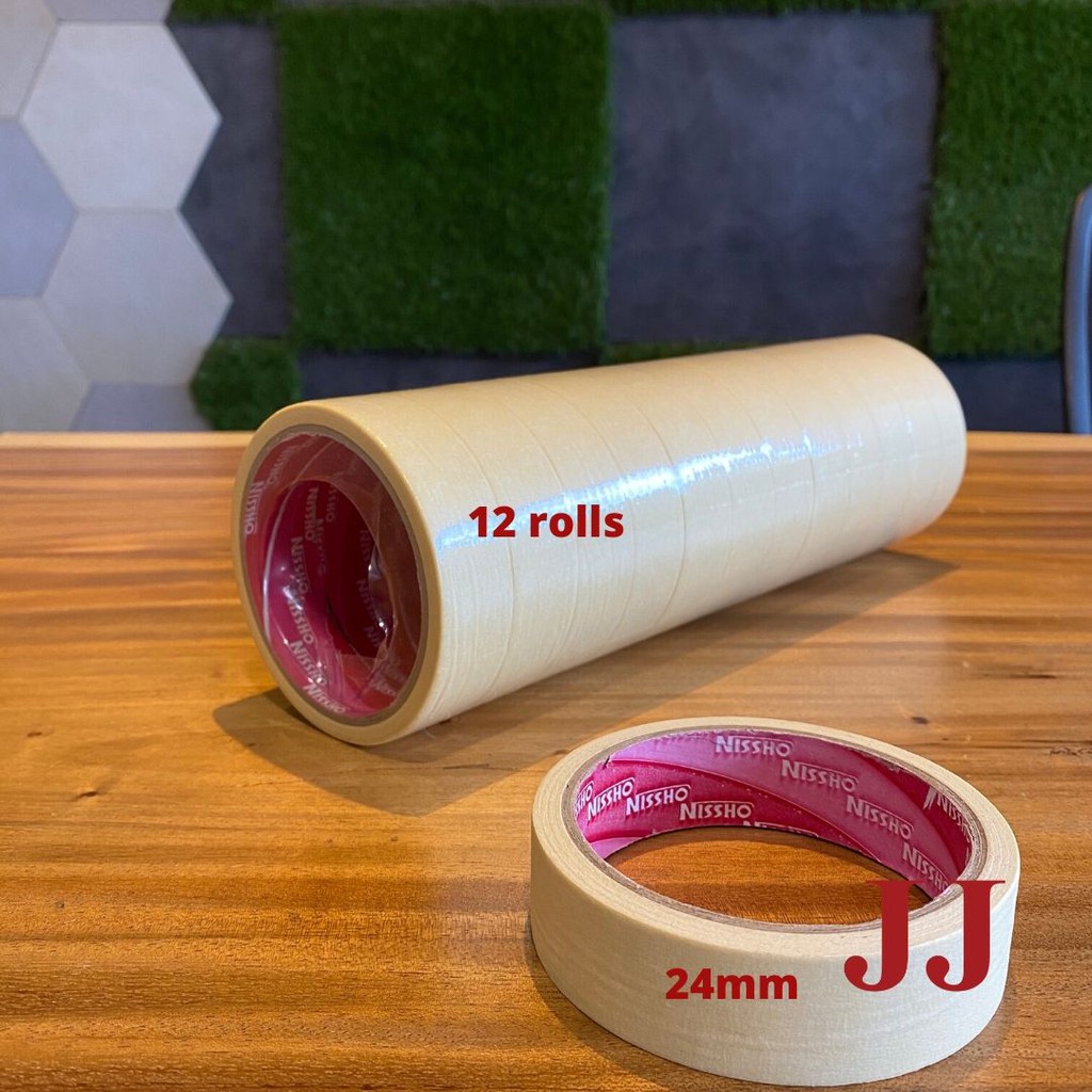 Nissho Masking Tape 12/18/24/36/48/72mm x 18m (MULTIPACK) | Shopee Malaysia