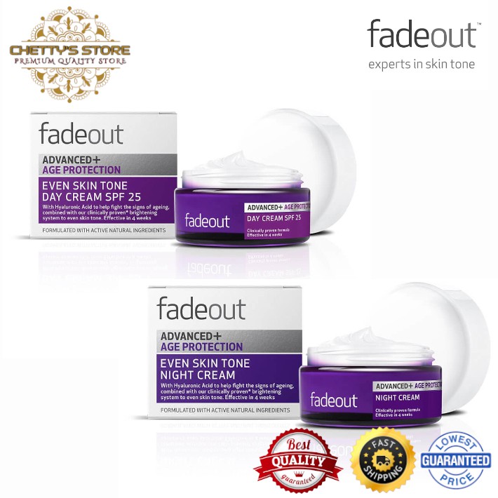 Fade Out Fadeout Advanced+ Age Protection Whitening Day Cream SPF25 ...