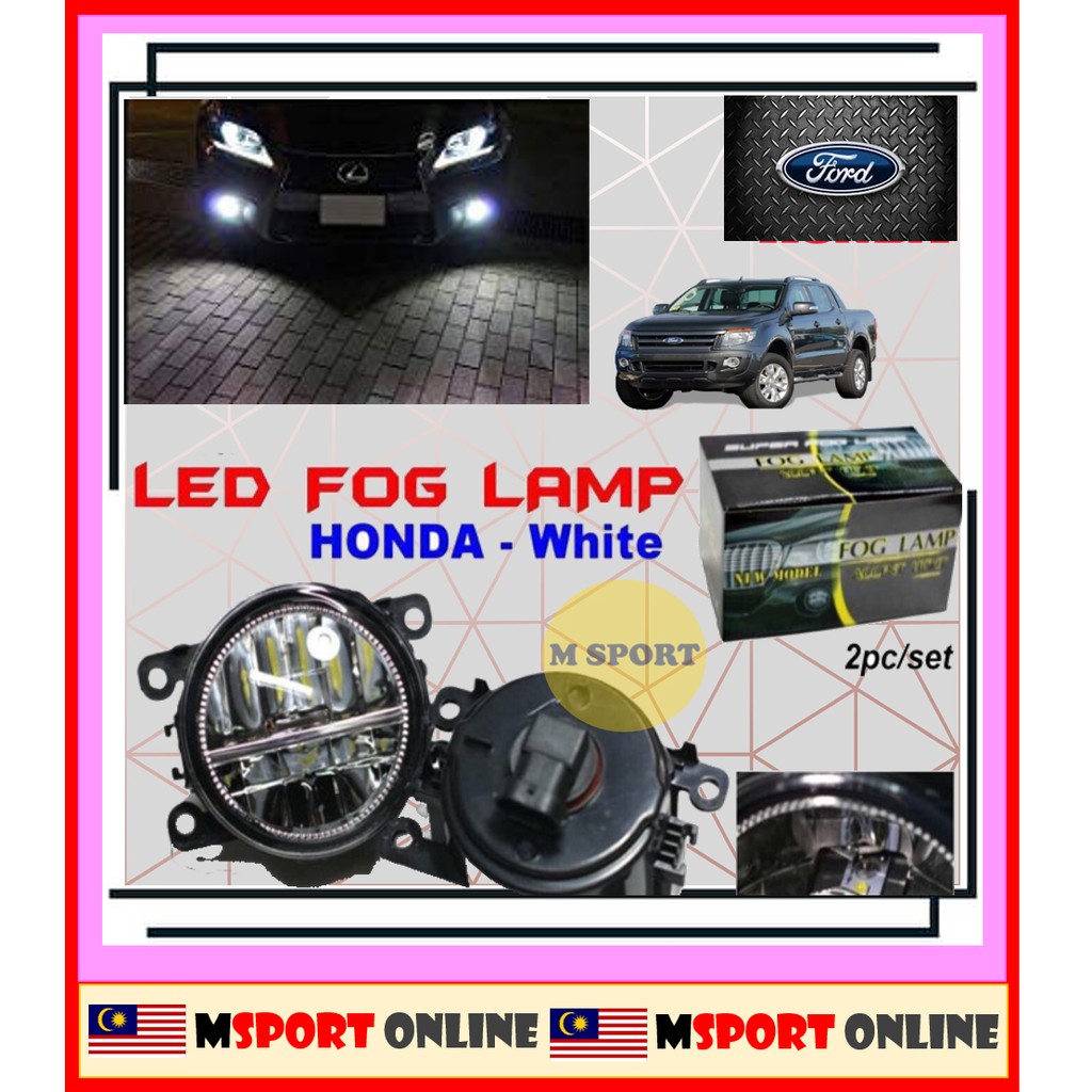 2 PC FORD RANGER 2012-2015 OEM LED Fog Lamp Spotlight Foglamp | Shopee ...